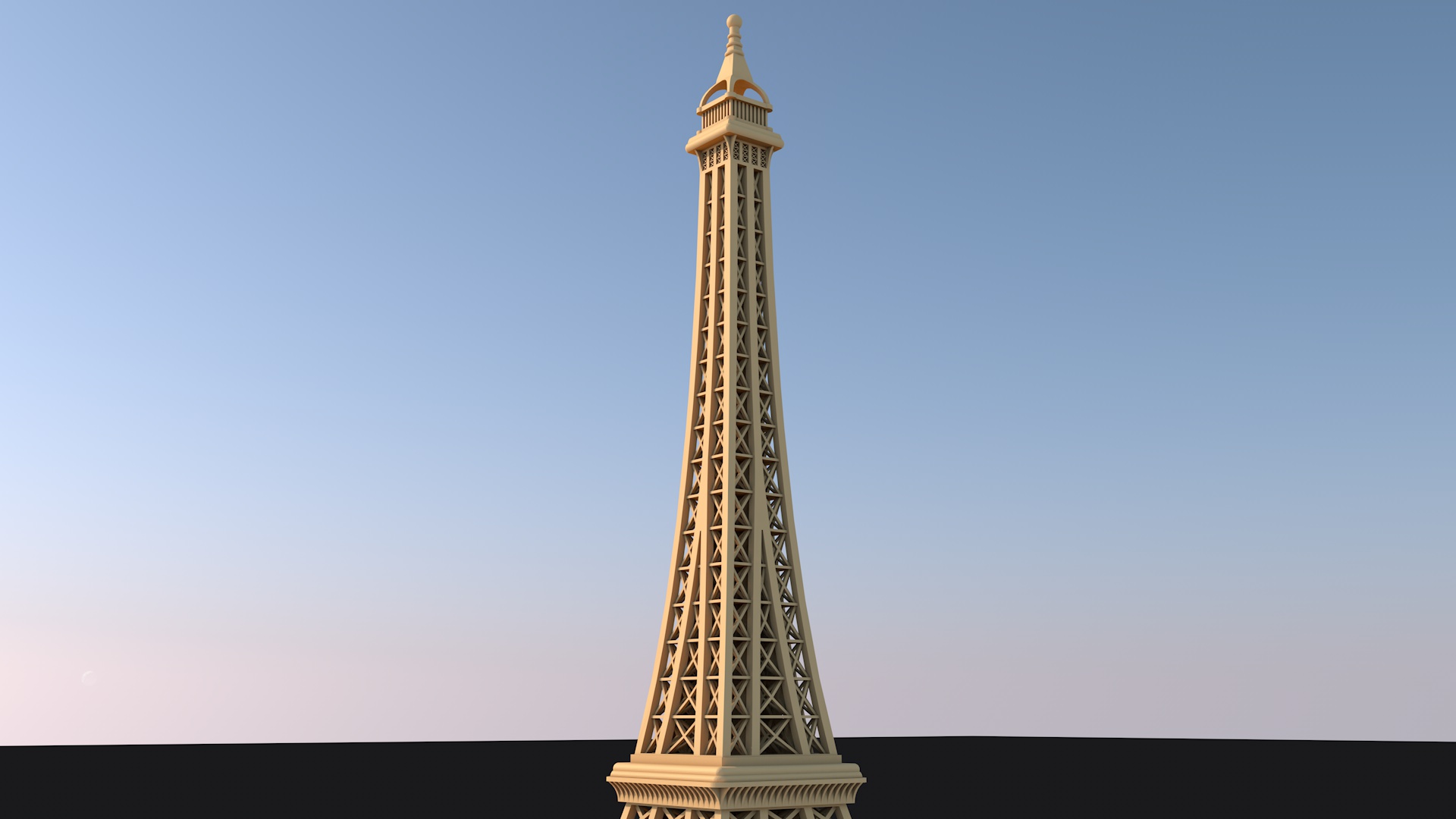 5 Famous Landmark France Sightseeing 3D Print Low Poly by multimedia4d