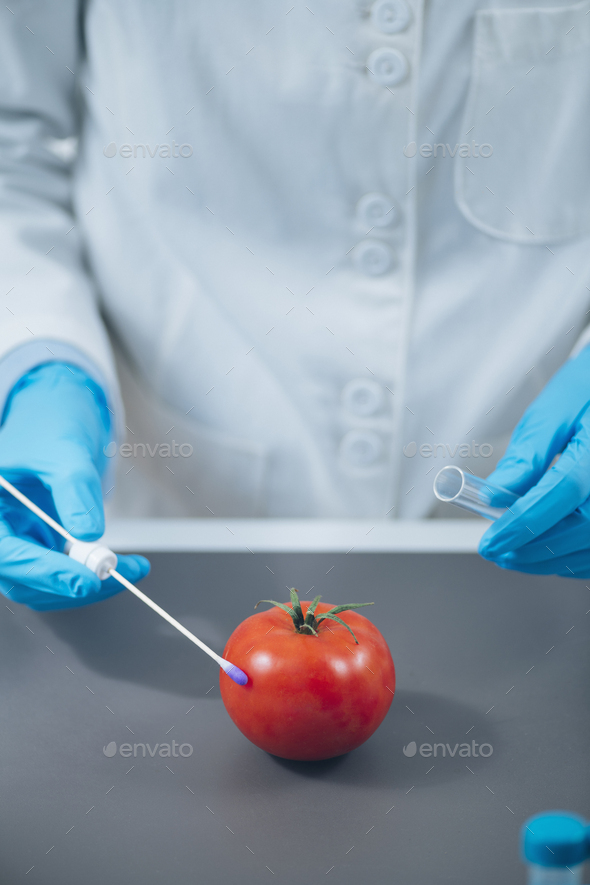 Food Safety Laboratory Analysis - Biochemist looking for presence of ...