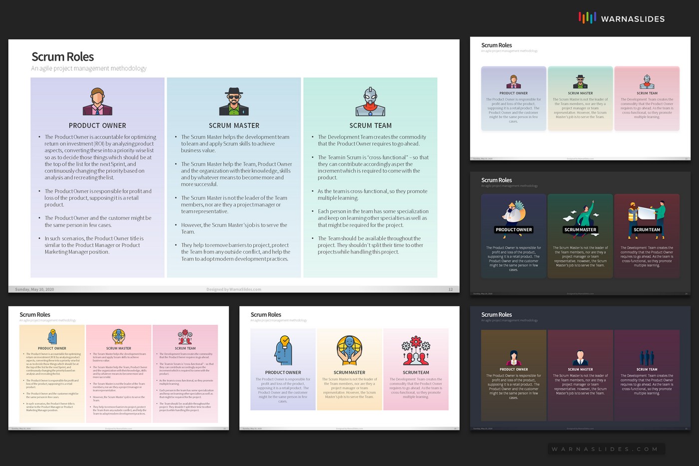 Scrum Process PowerPoint Template, Presentation Templates | GraphicRiver