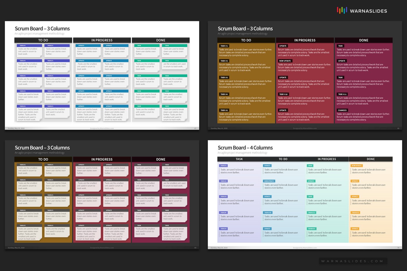 Scrum Process PowerPoint Template, Presentation Templates | GraphicRiver