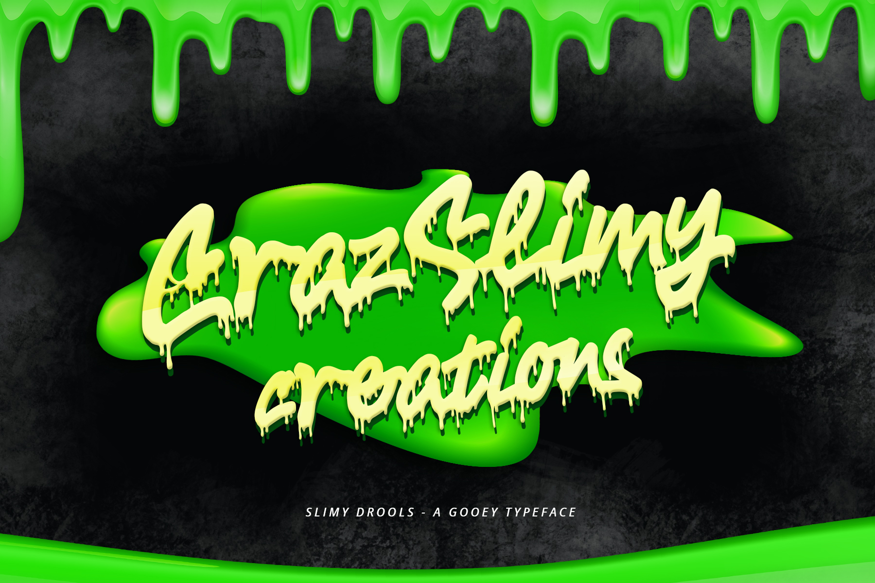 Slimy Drools, Fonts | GraphicRiver
