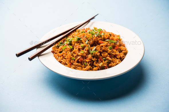 Szechuan Fried Rice Stock Photo by stockimagefactory | PhotoDune