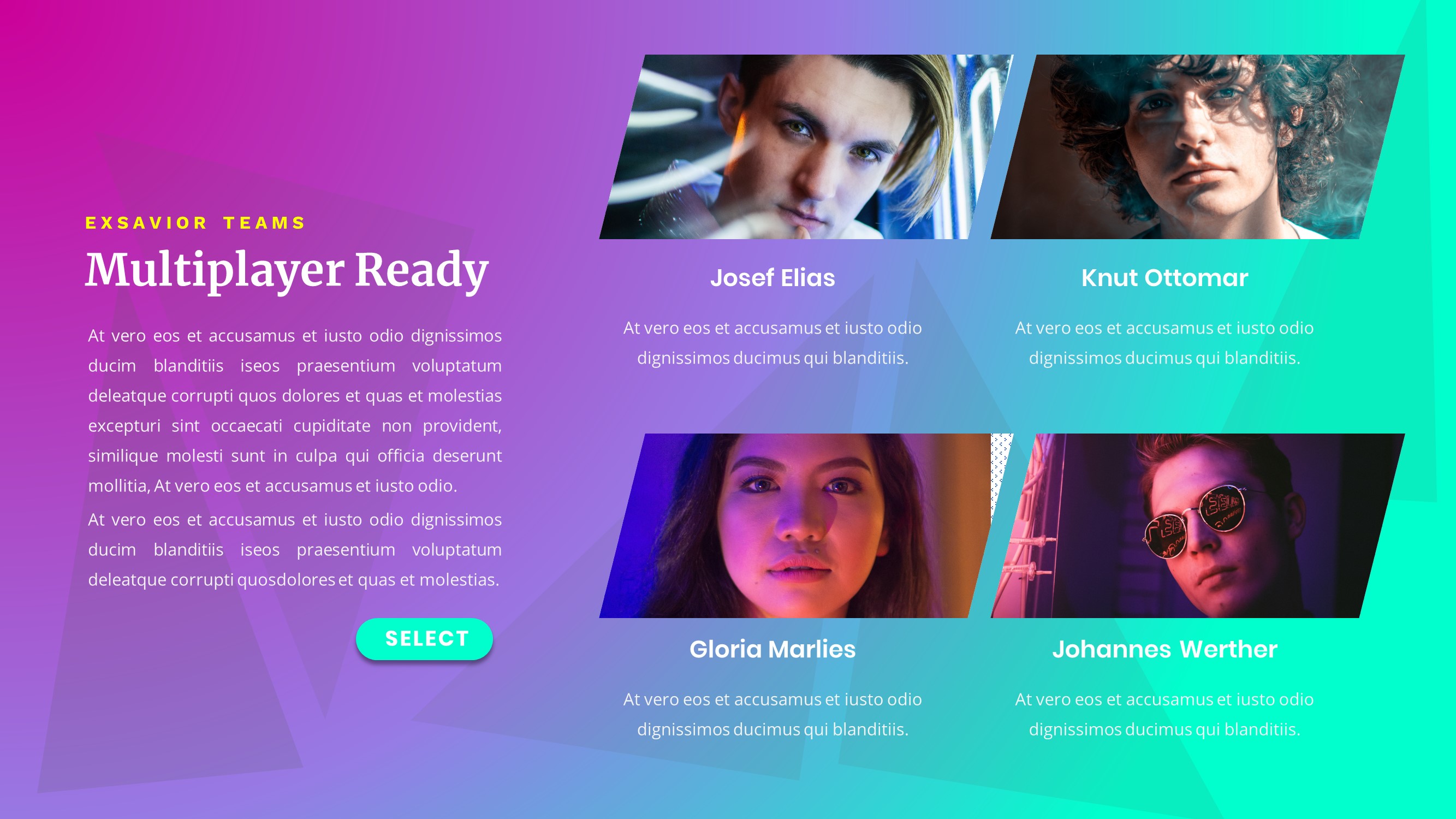 Exsavior - Gaming PowerPoint Template, Presentation Templates ...