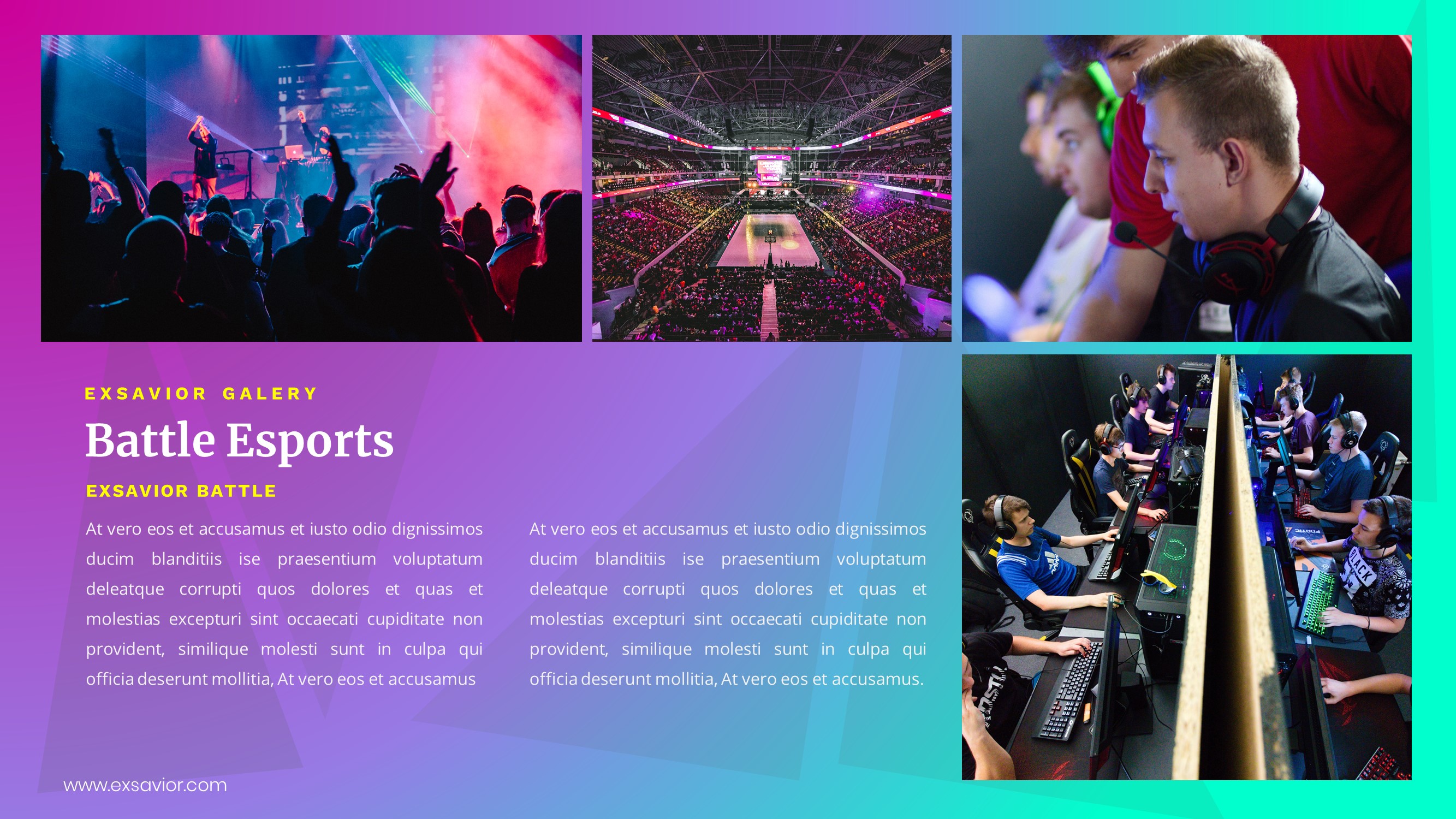 Exsavior - Gaming PowerPoint Template, Presentation Templates ...