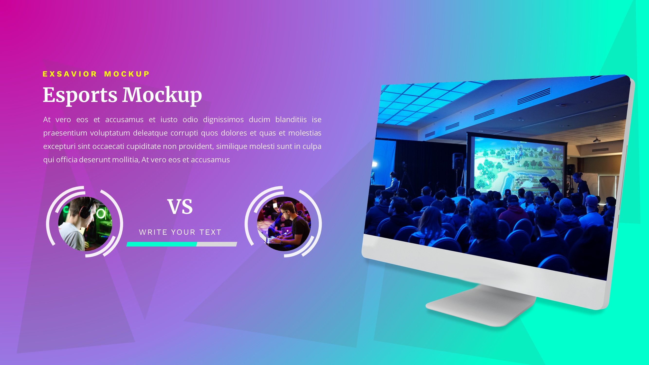 Exsavior - Gaming PowerPoint Template, Presentation Templates ...