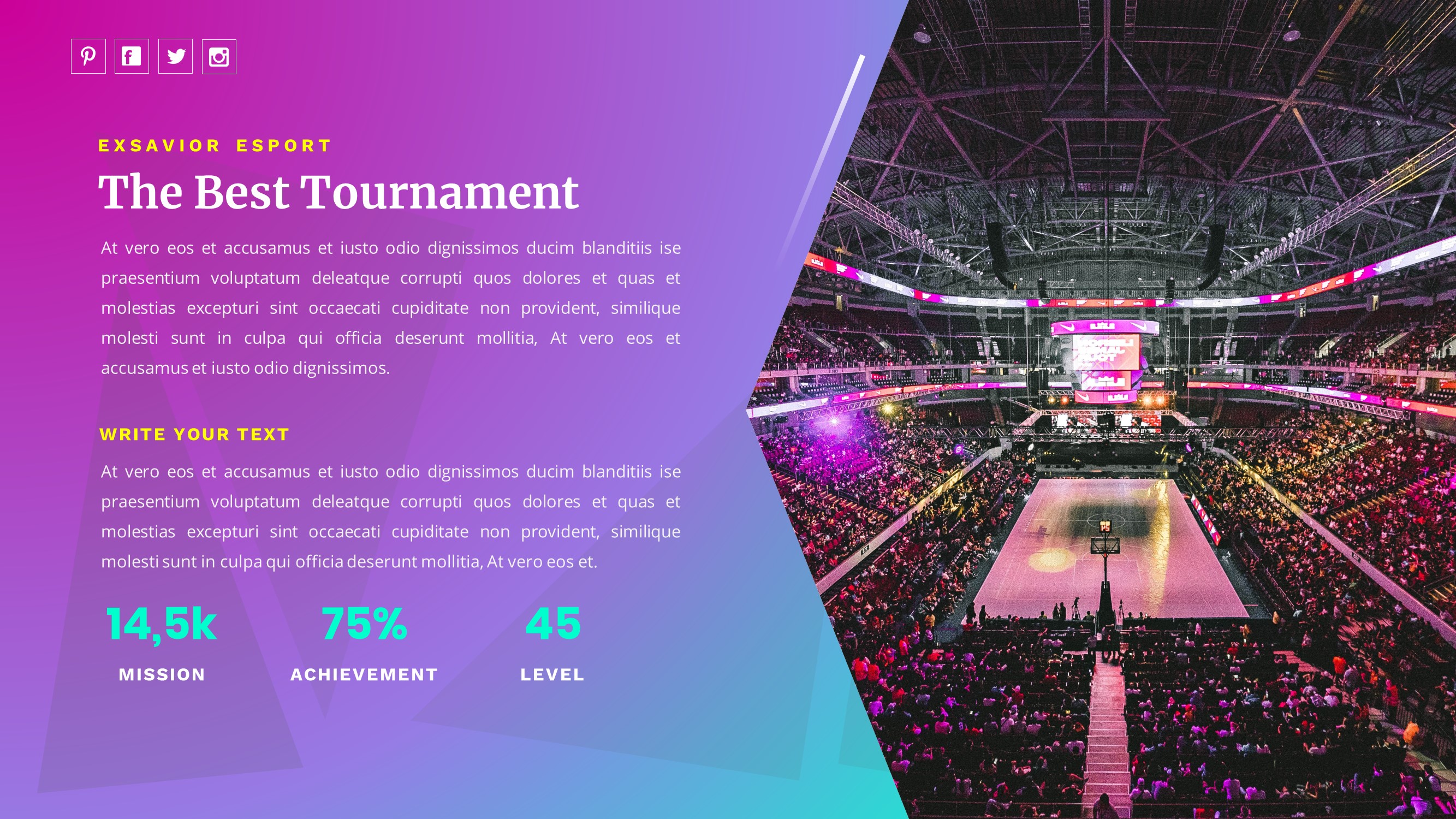 Exsavior - Gaming PowerPoint Template, Presentation Templates ...