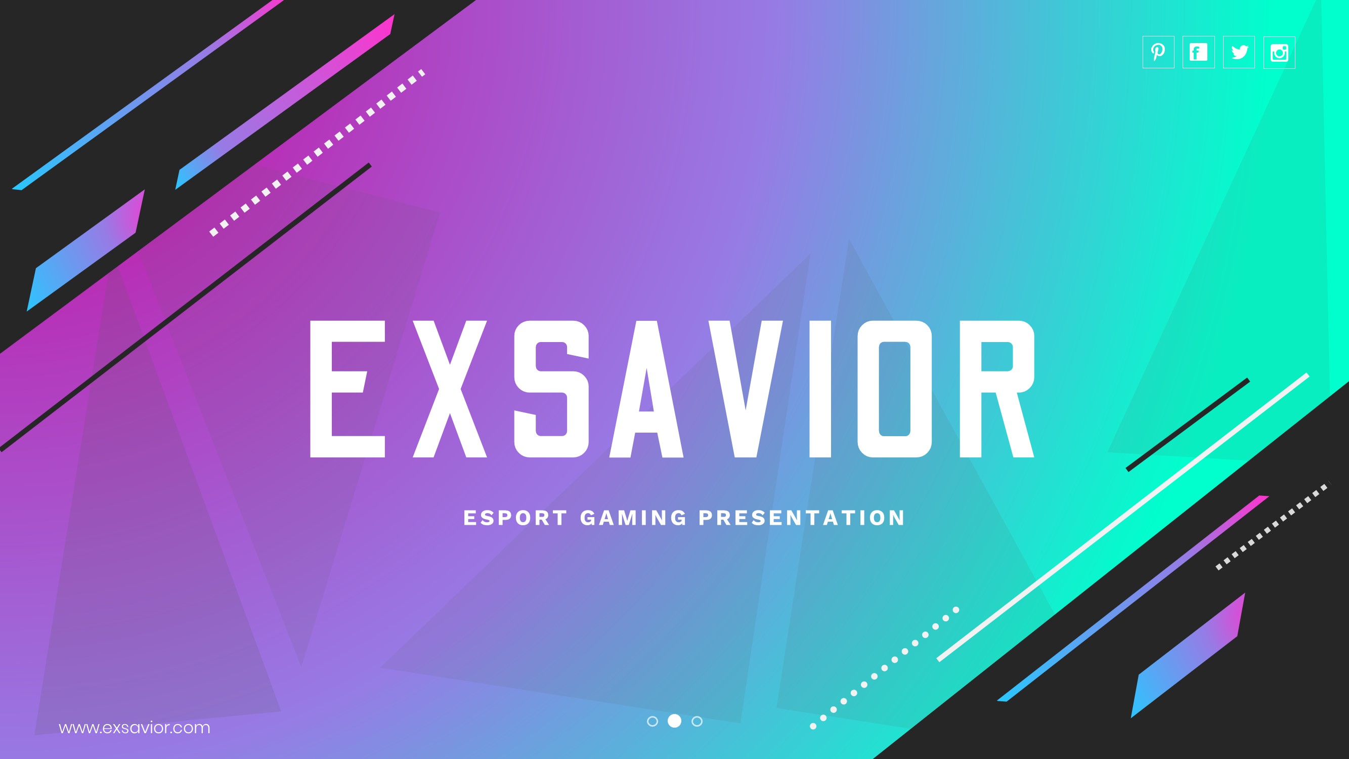Exsavior - Gaming Googleslide Template, Presentation Templates ...