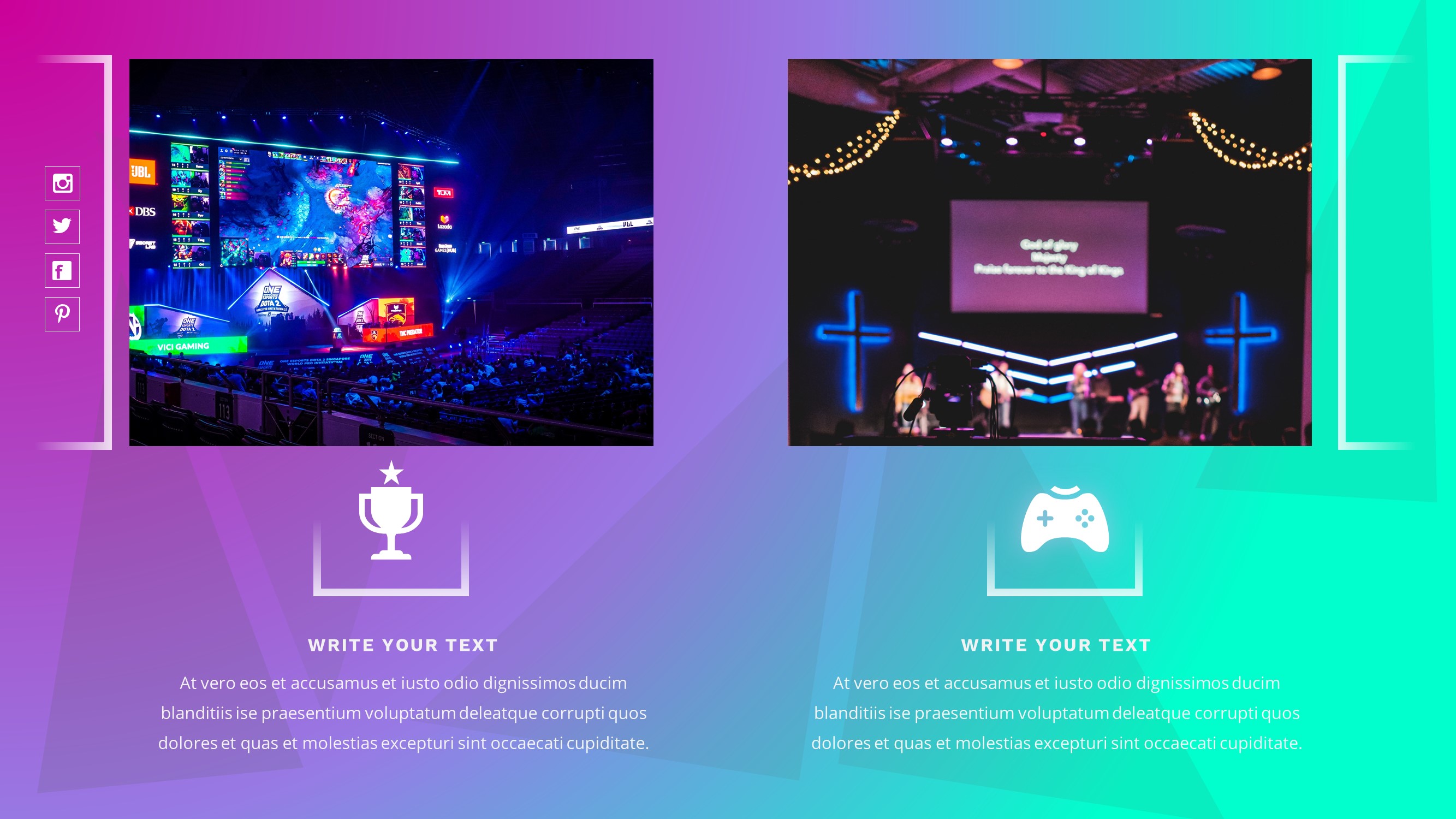 Exsavior - Gaming Googleslide Template, Presentation Templates ...