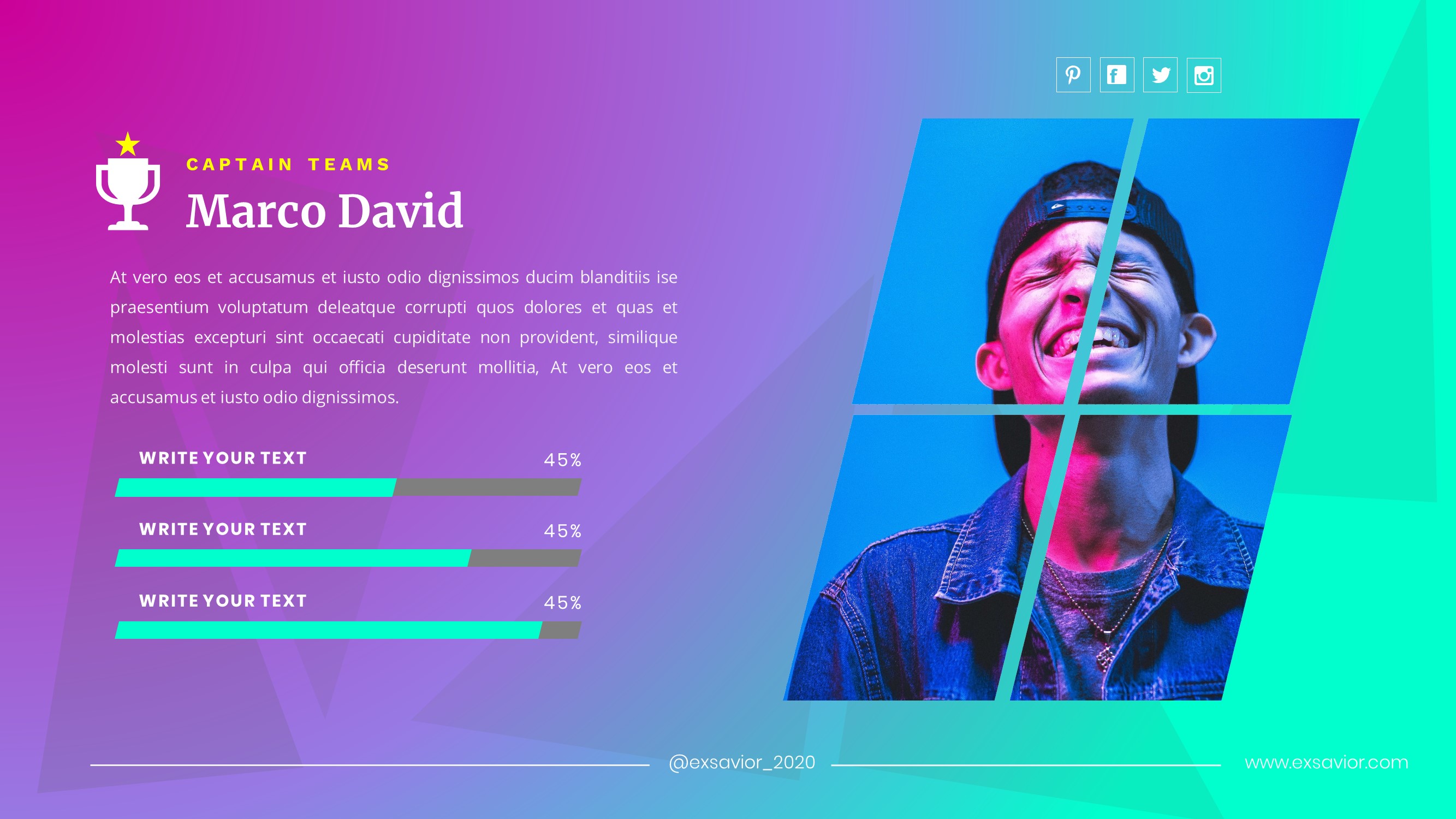 Exsavior - Gaming Googleslide Template, Presentation Templates ...