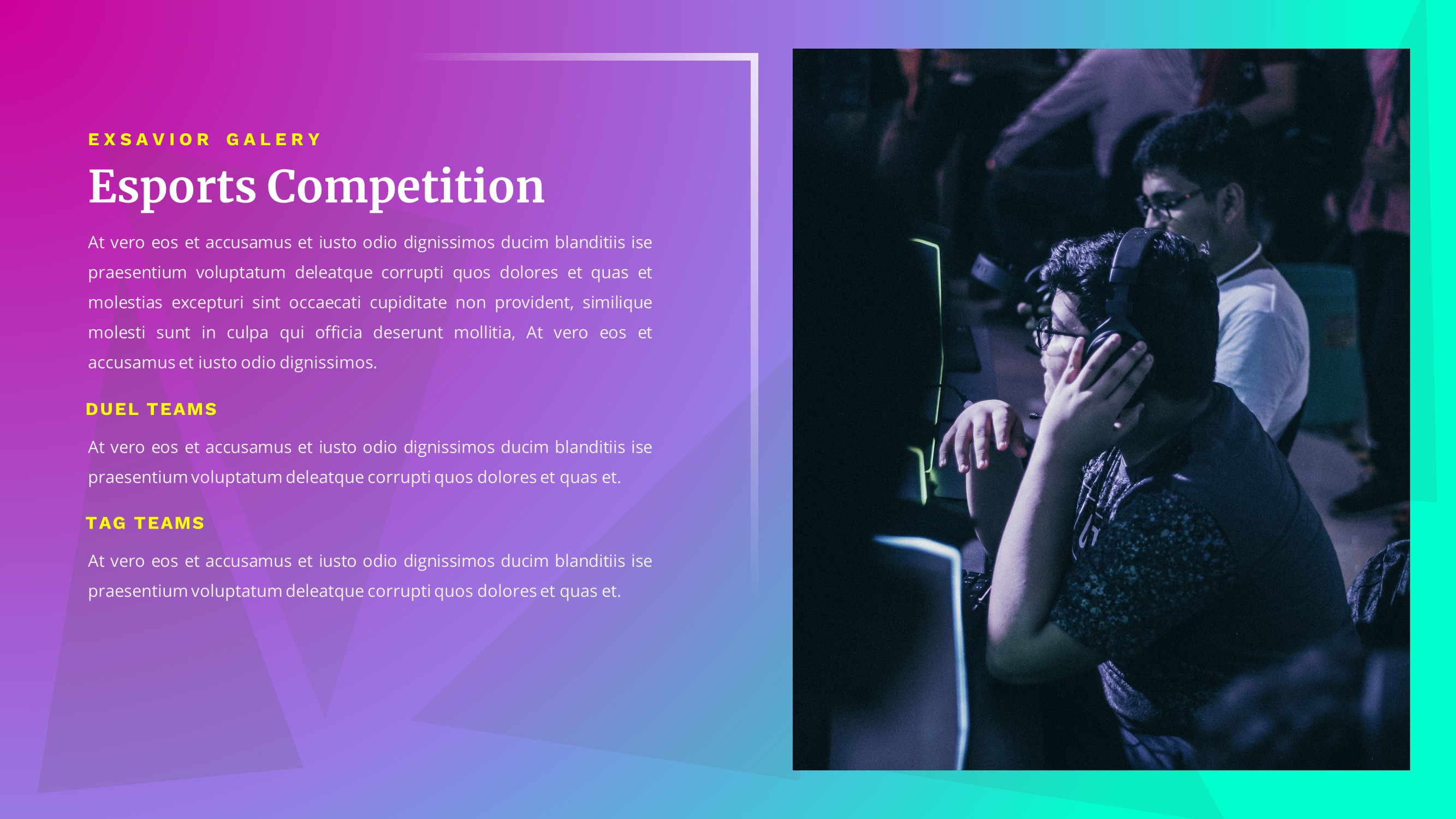 Exsavior - Gaming Googleslide Template, Presentation Templates ...