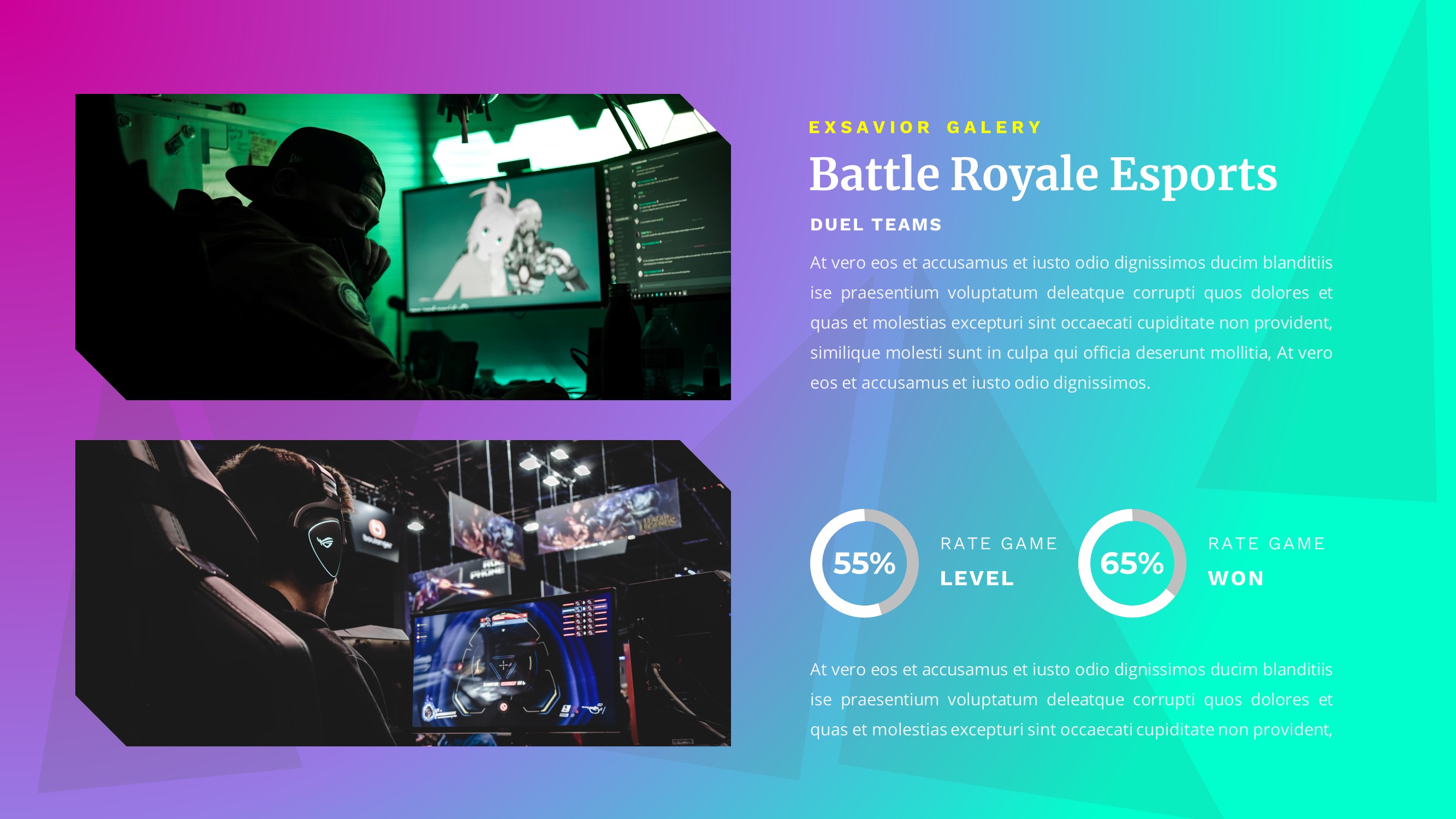 Exsavior - Gaming Googleslide Template, Presentation Templates ...