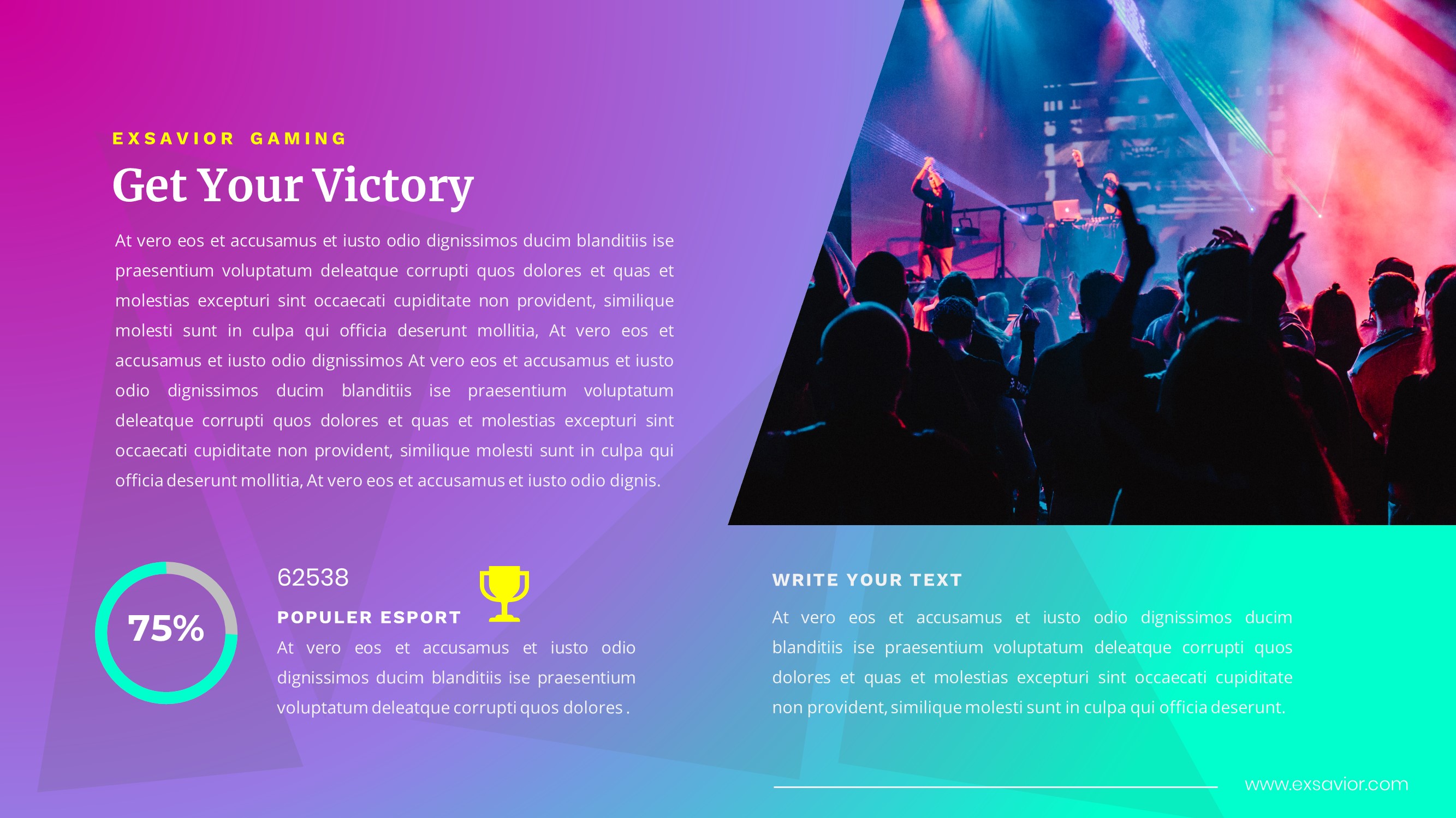 Exsavior - Gaming Googleslide Template, Presentation Templates ...