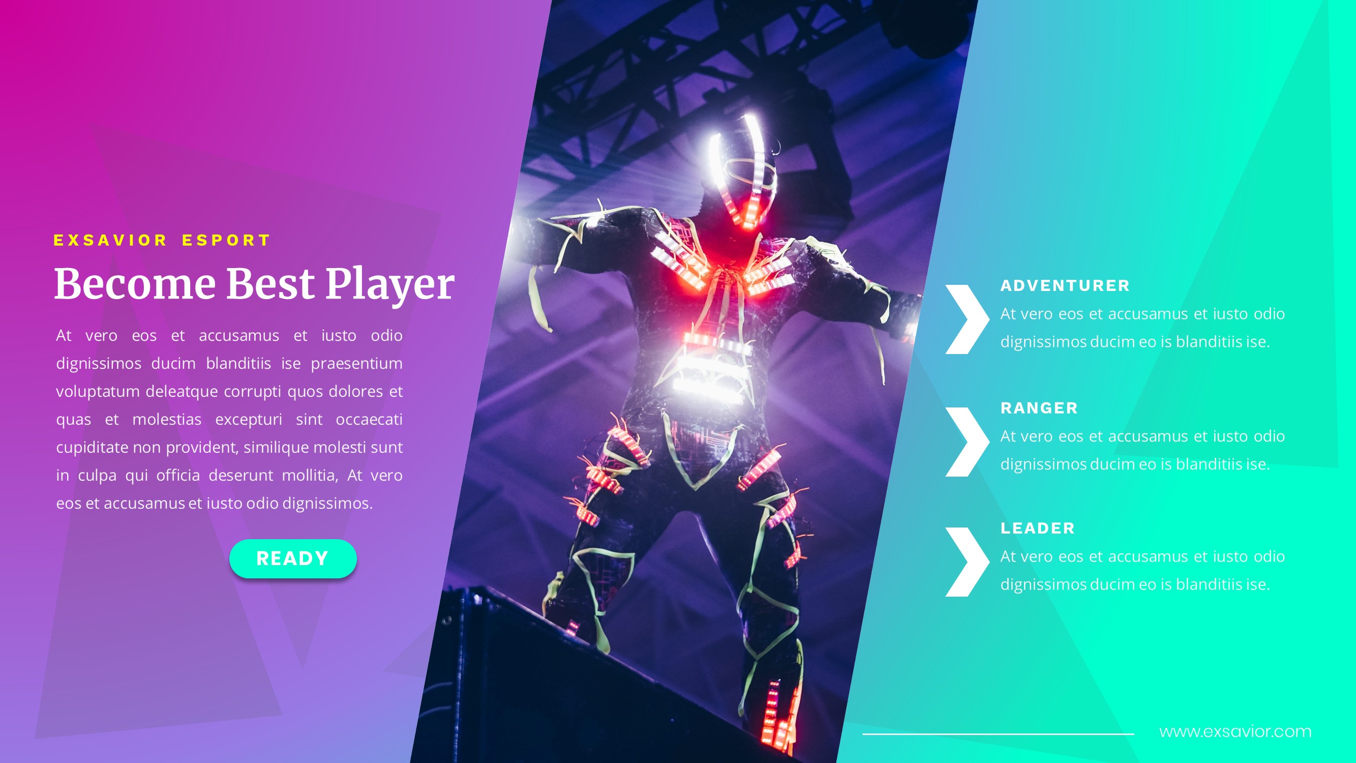 Exsavior - Gaming Googleslide Template, Presentation Templates ...