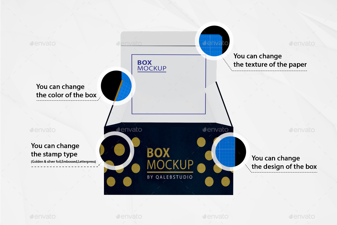 Flat Square Box, Graphics | GraphicRiver