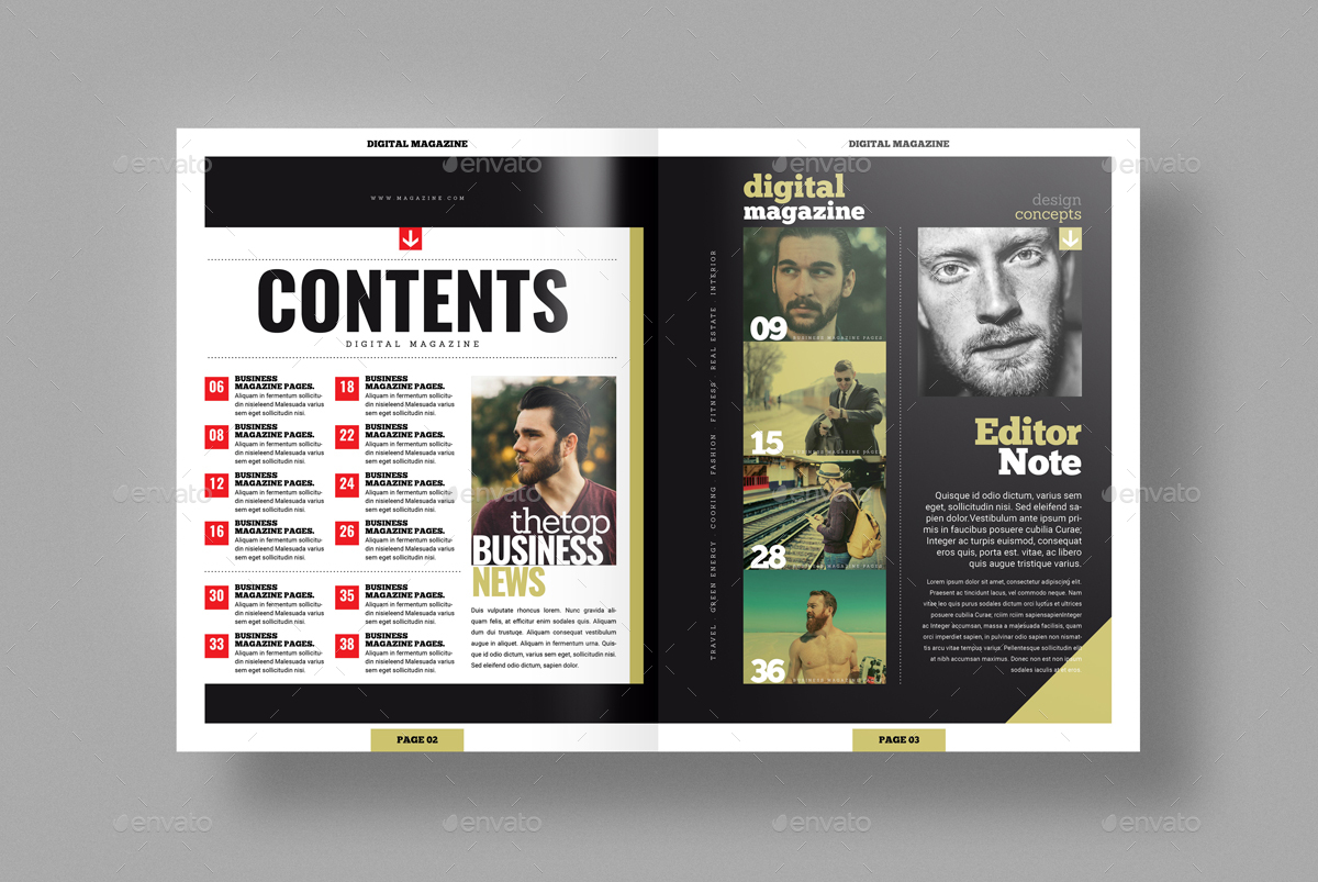 Magazine, Print Templates | GraphicRiver