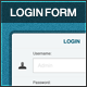 Classy Login Form, Web Elements | GraphicRiver