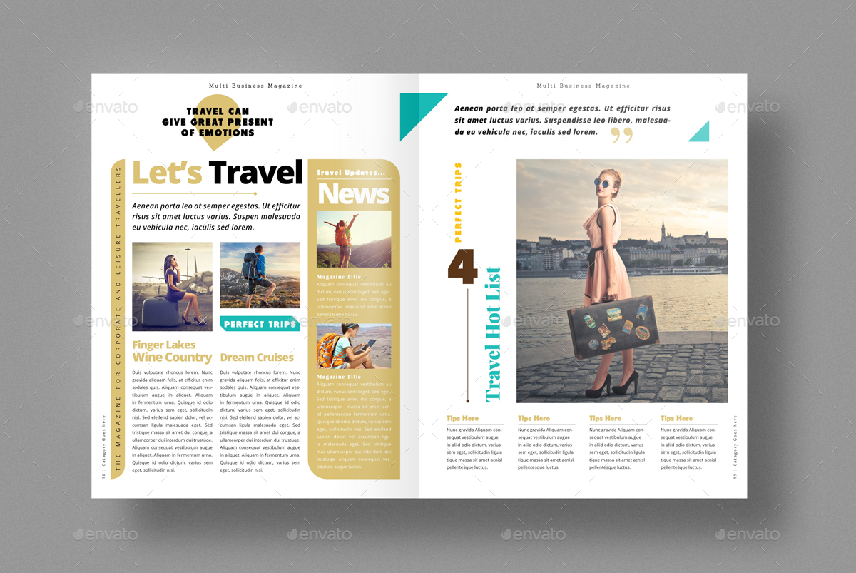 Magazine, Print Templates | GraphicRiver