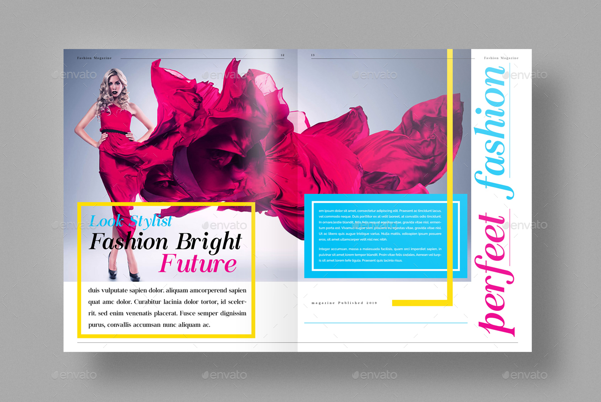 Fashion Magazine, Print Templates | GraphicRiver