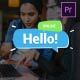 Cartoon Chat Titles | After Effects, After Effects Project Files ...