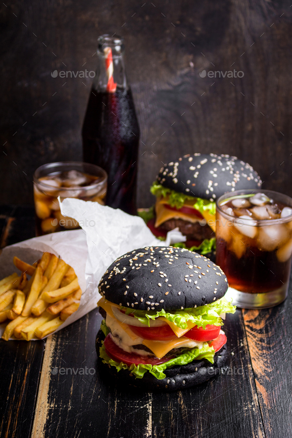 Burgers set Stock Photo by its_al_dente | PhotoDune