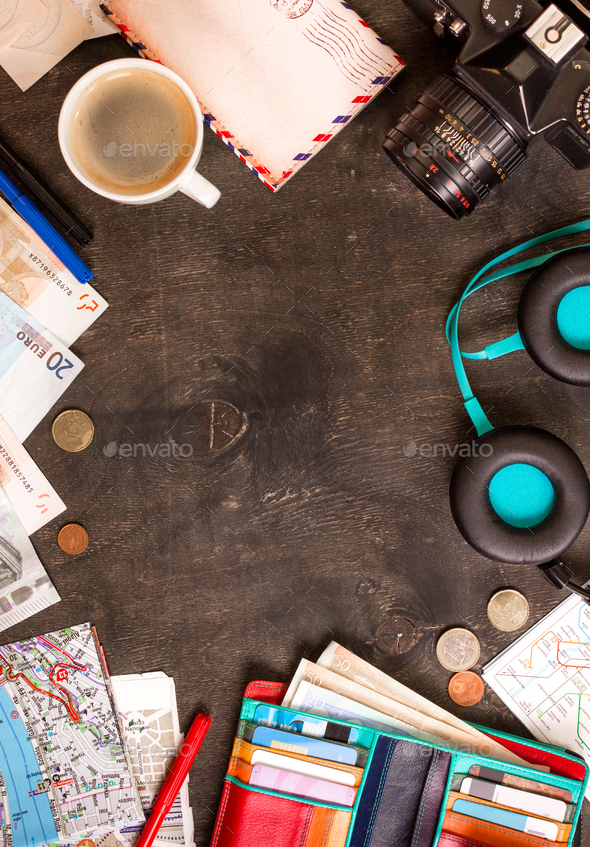 Travel background. Journey planning Stock Photo by its_al_dente | PhotoDune