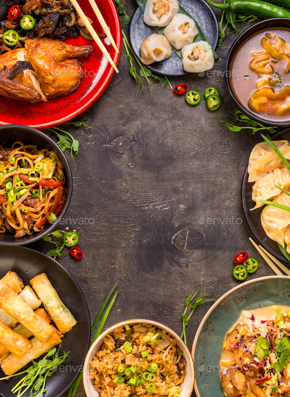 Chinese food background Stock Photo by its_al_dente | PhotoDune