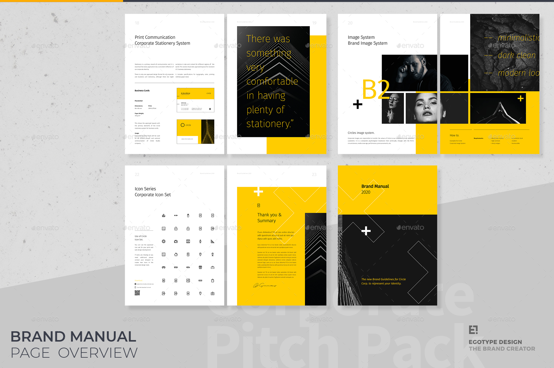 Brand Manual, Print Templates | GraphicRiver