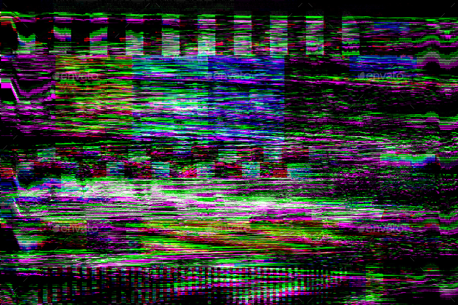 Glitch Noise Digital Glitches Backgrounds, Graphics | GraphicRiver