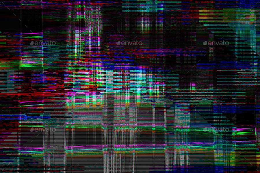 Glitch Noise Digital Glitches Backgrounds, Graphics | GraphicRiver