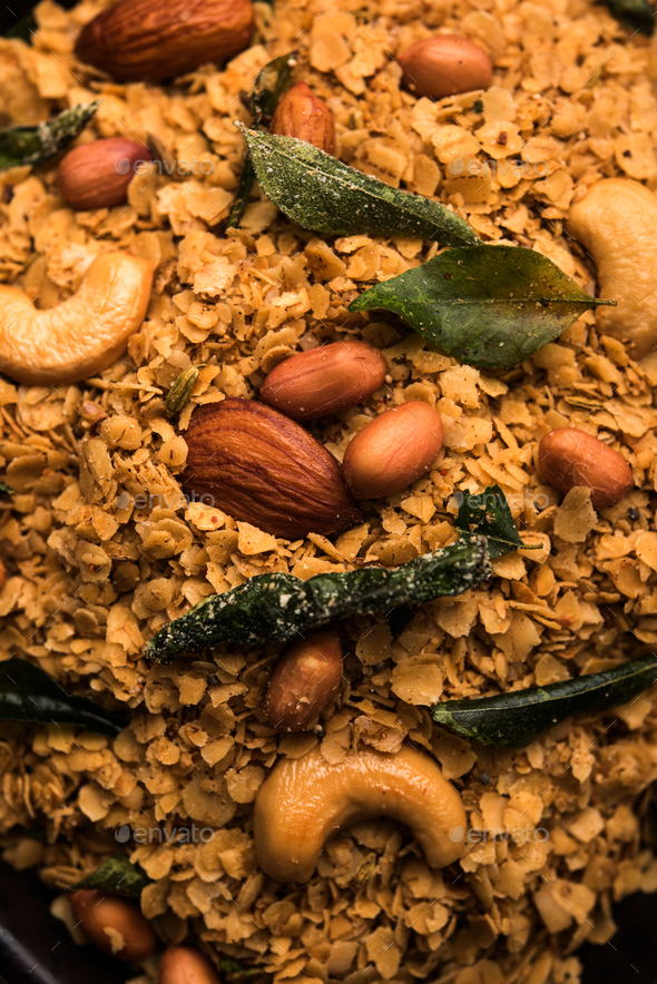 Oats Chivda or Mixture Stock Photo by stockimagefactory | PhotoDune