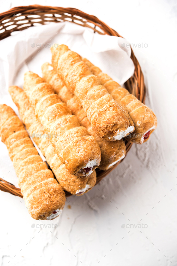 Puff Cream Roll Stock Photo by stockimagefactory | PhotoDune
