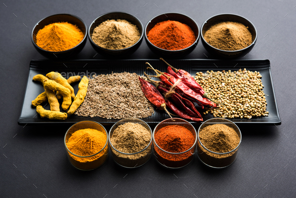 Four Spices Stock Photo by stockimagefactory | PhotoDune