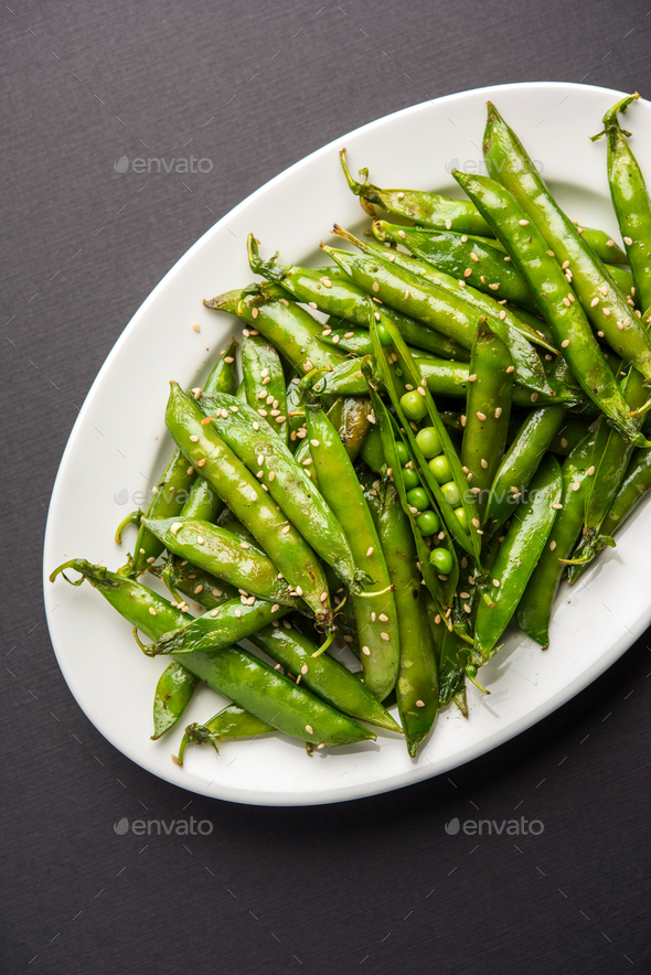 Spicy Green Peas Fry Stock Photo by stockimagefactory | PhotoDune