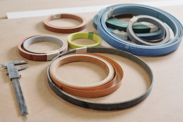 Rolled multi-color working materials for furniture production and ...