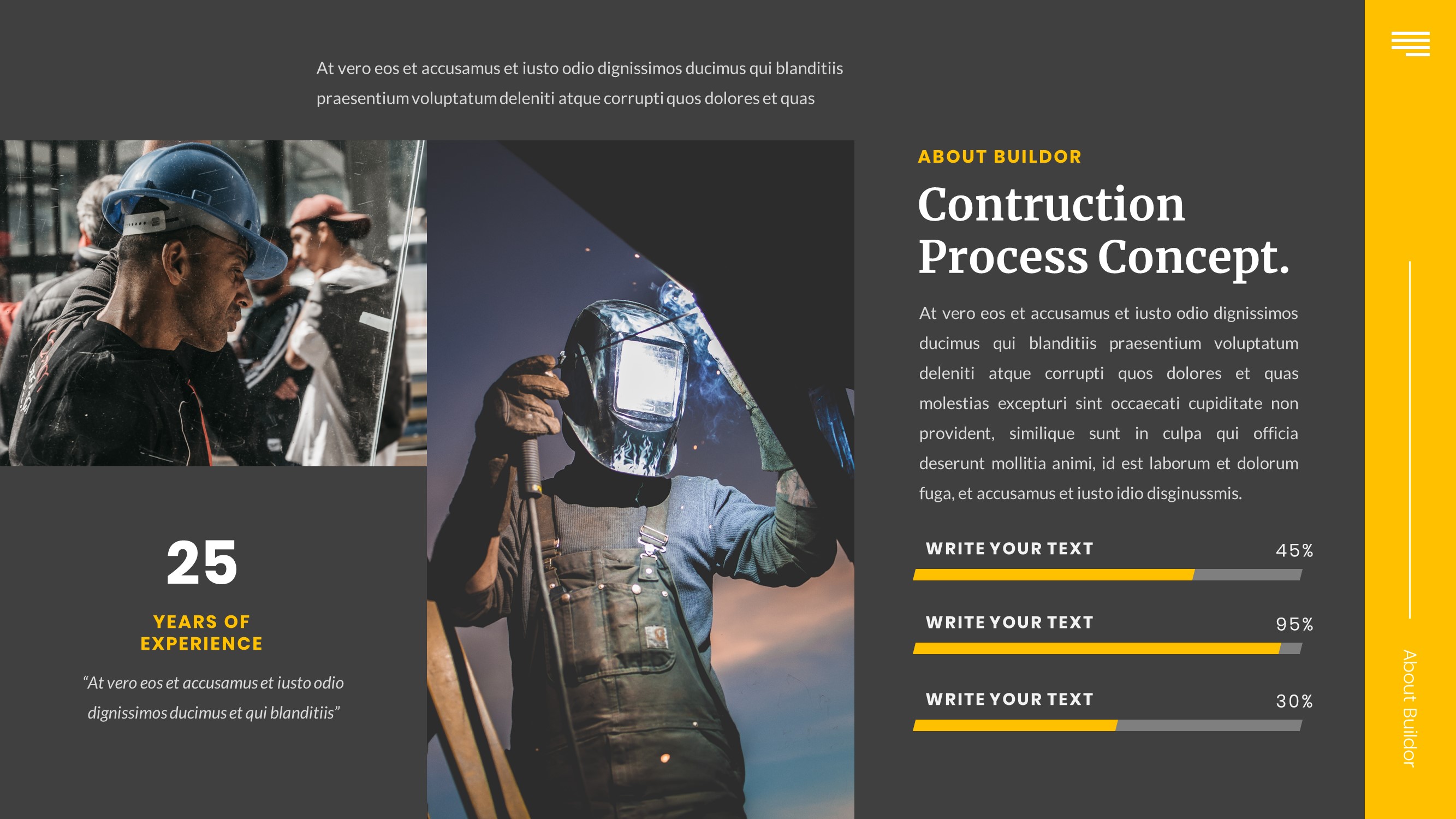 Buildor - Contruction Industrial Googleslide Template, Presentation ...