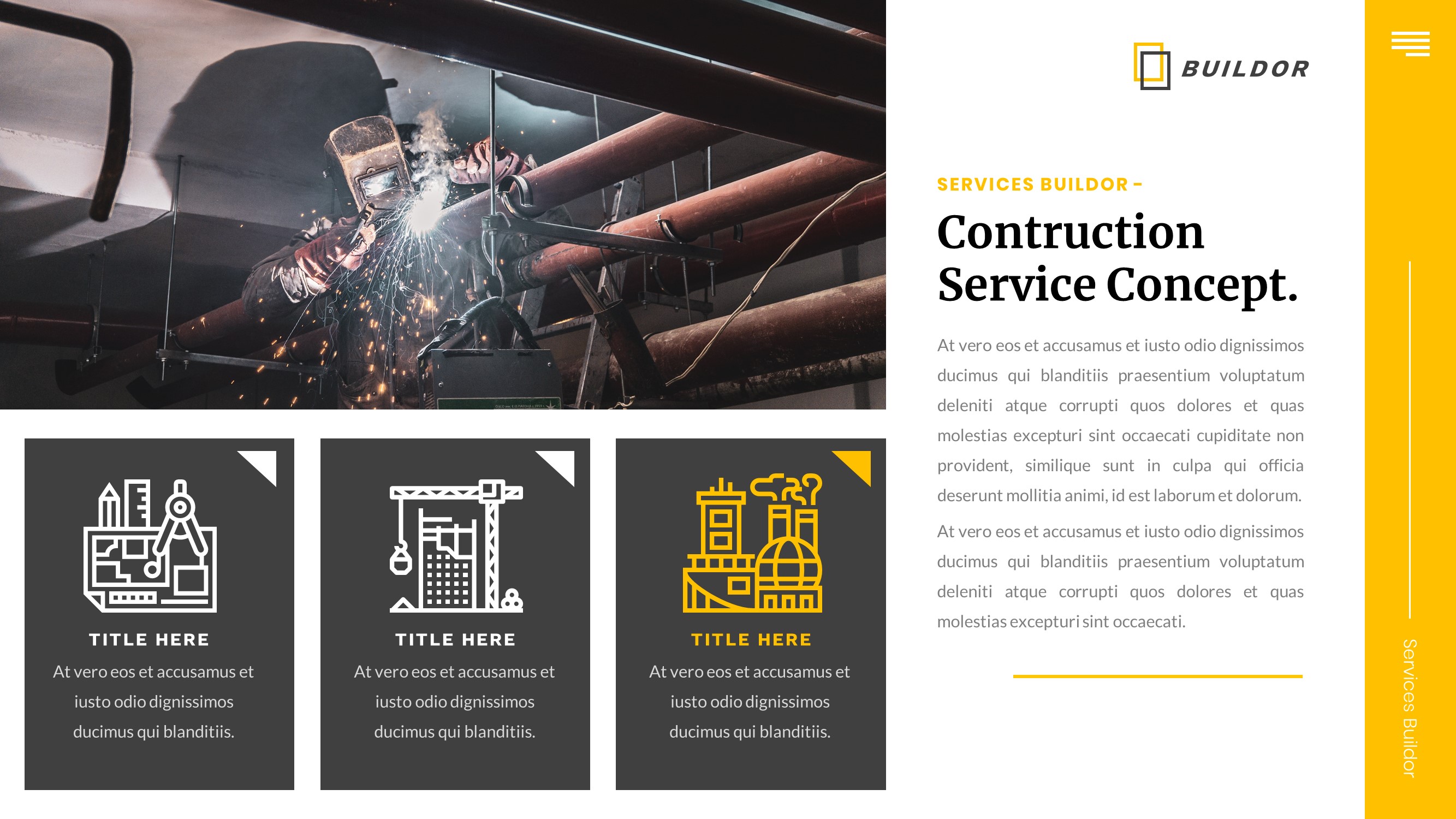 Buildor - Contruction Industrial Googleslide Template, Presentation ...