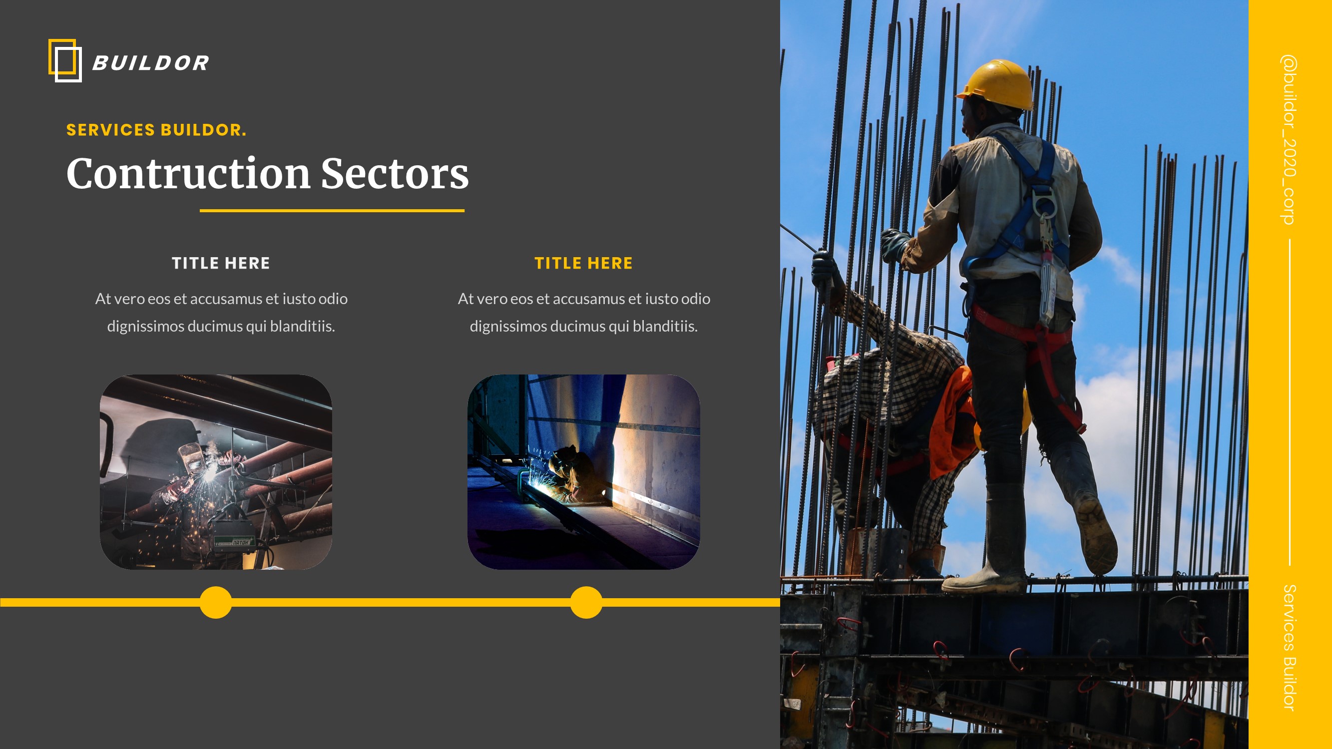 Buildor - Contruction Industrial Googleslide Template, Presentation ...
