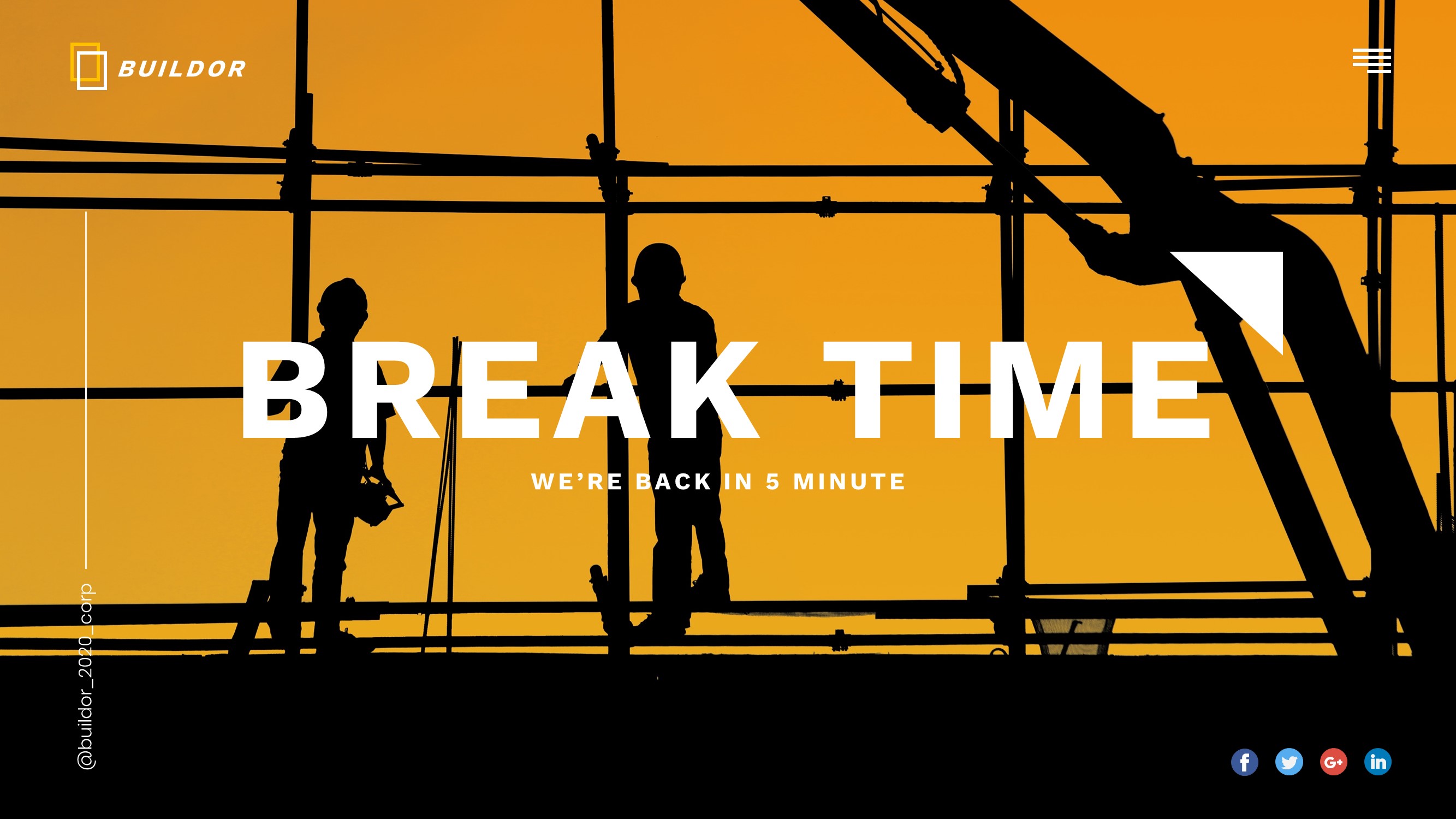 Buildor - Contruction Industrial Googleslide Template, Presentation ...