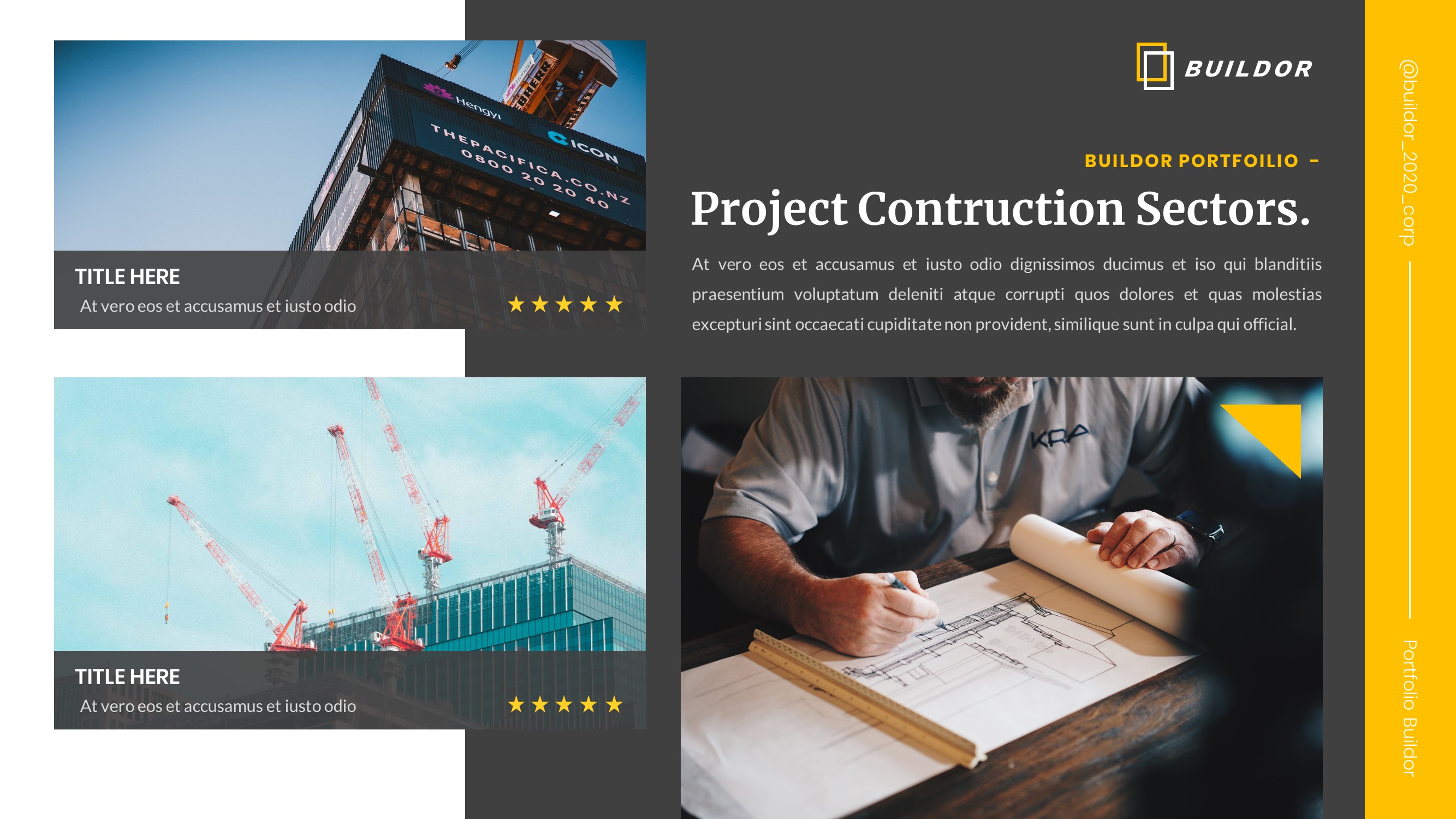 Buildor - Contruction Industrial Googleslide Template, Presentation ...
