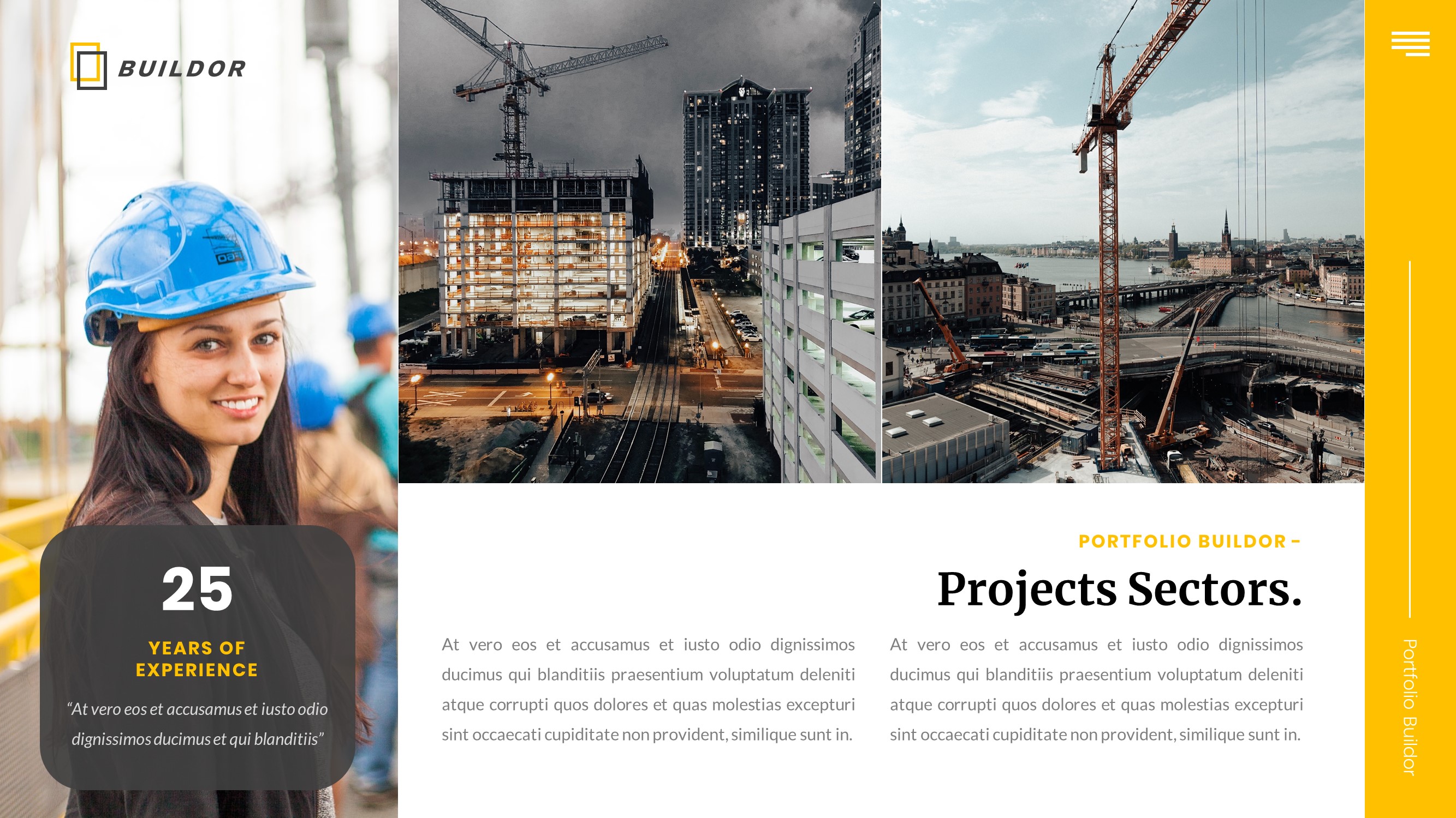 Buildor - Contruction Industrial Googleslide Template, Presentation ...