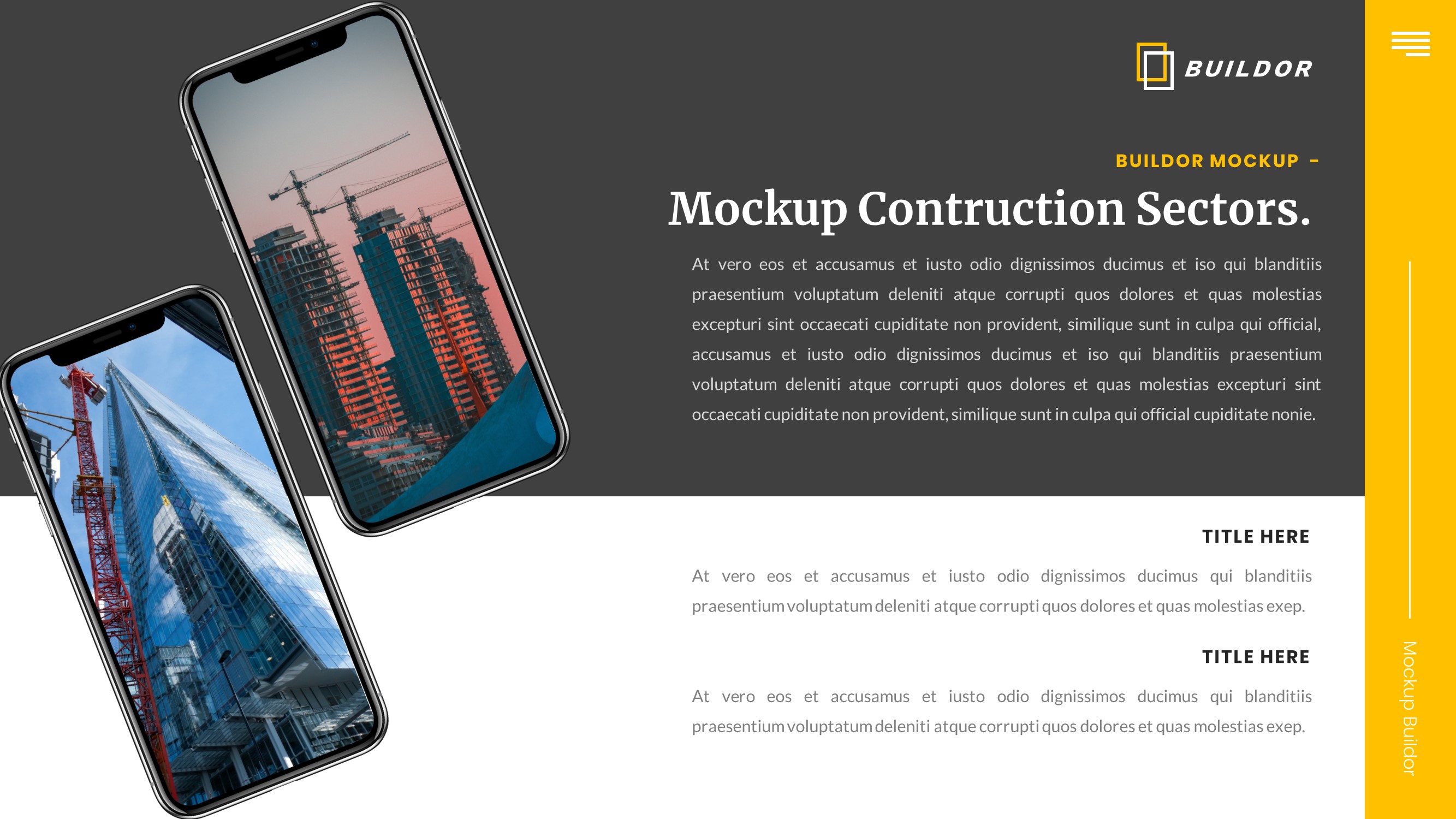 Buildor - Contruction Industrial Googleslide Template, Presentation ...