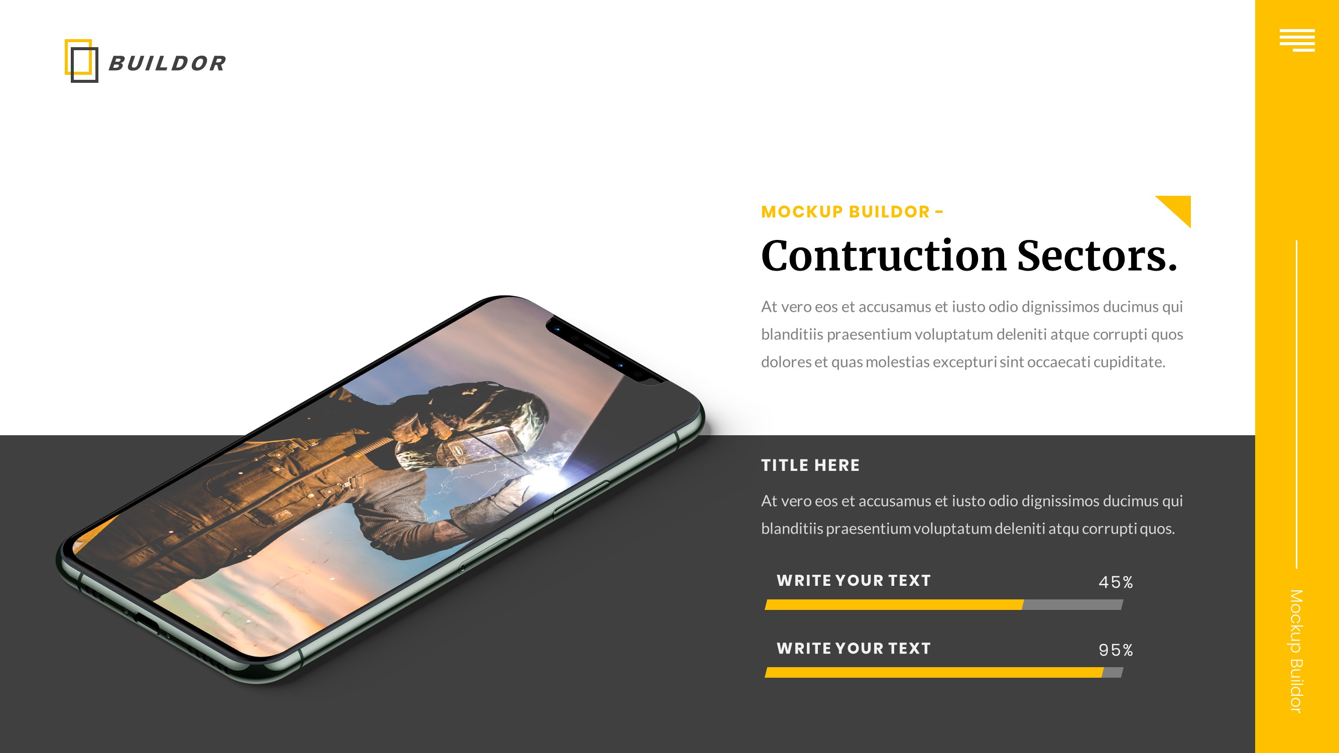 Buildor - Contruction Industrial Googleslide Template, Presentation ...