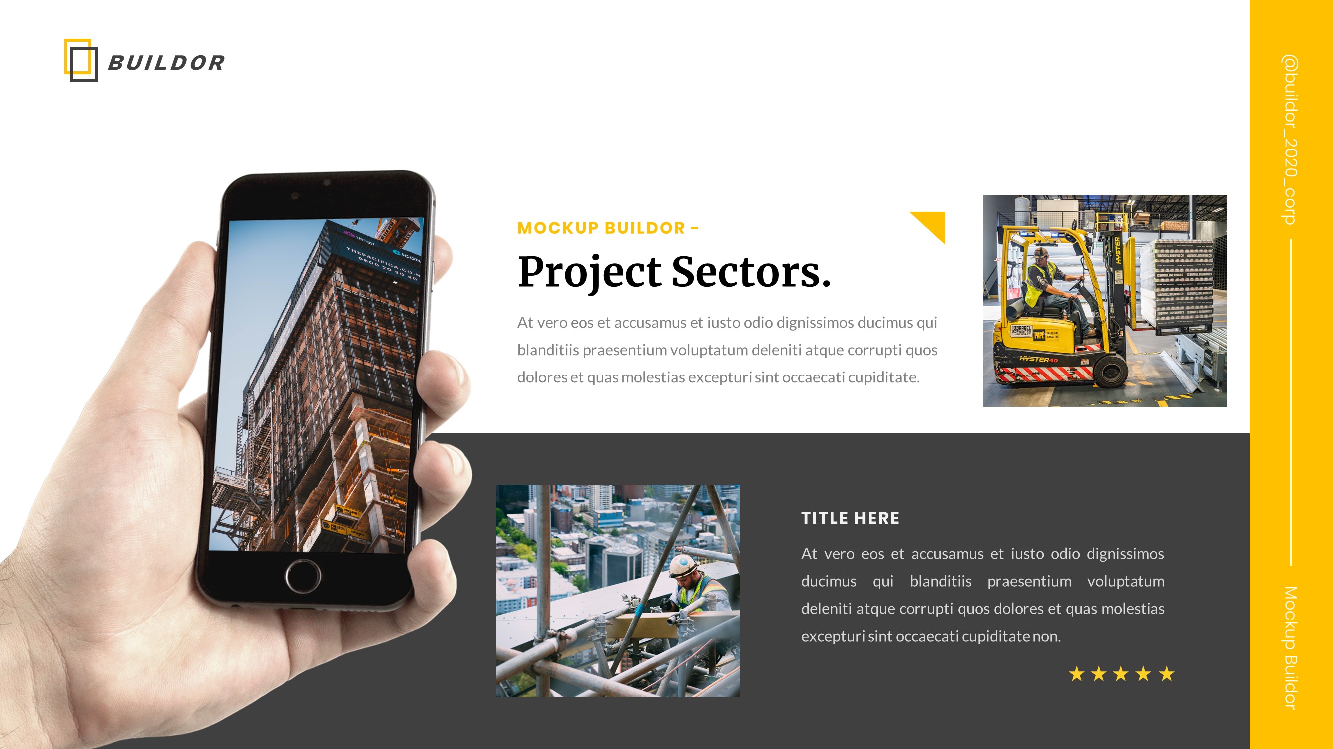 Buildor - Contruction Industrial Googleslide Template, Presentation ...