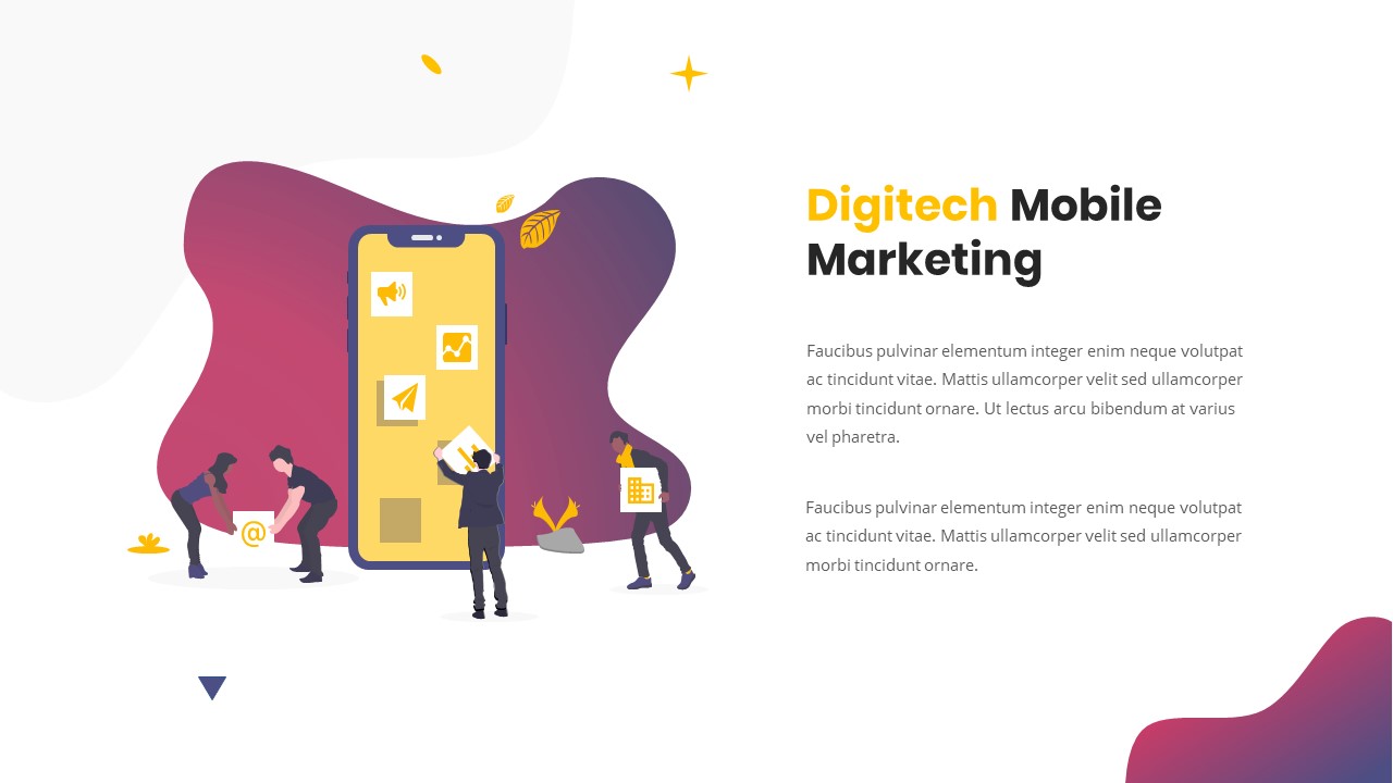 Digitech - Digital Business Google Slide Template, Presentation Templates