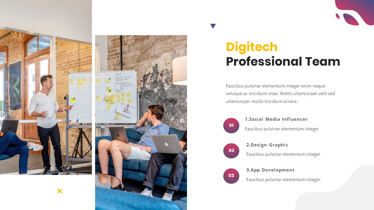 Digitech - Digital Business Google Slide Template, Presentation Templates