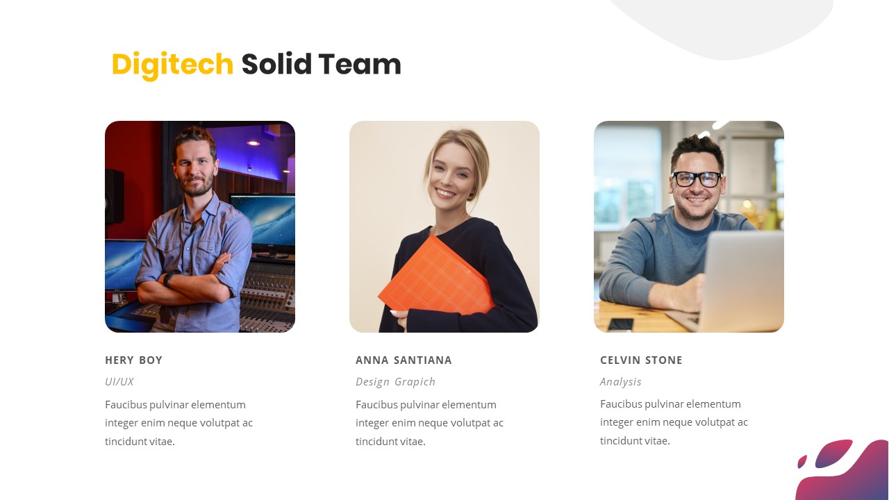 Digitech - Digital Business Google Slide Template, Presentation Templates