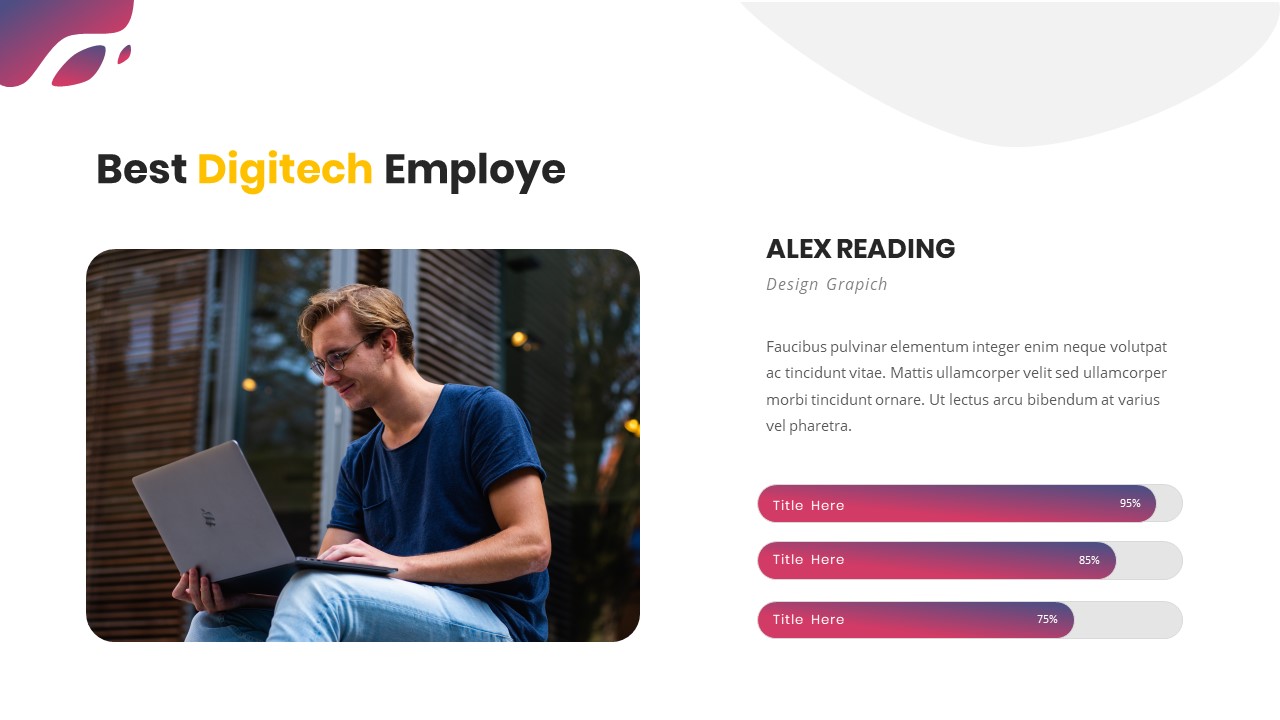 Digitech - Digital Business Google Slide Template, Presentation Templates