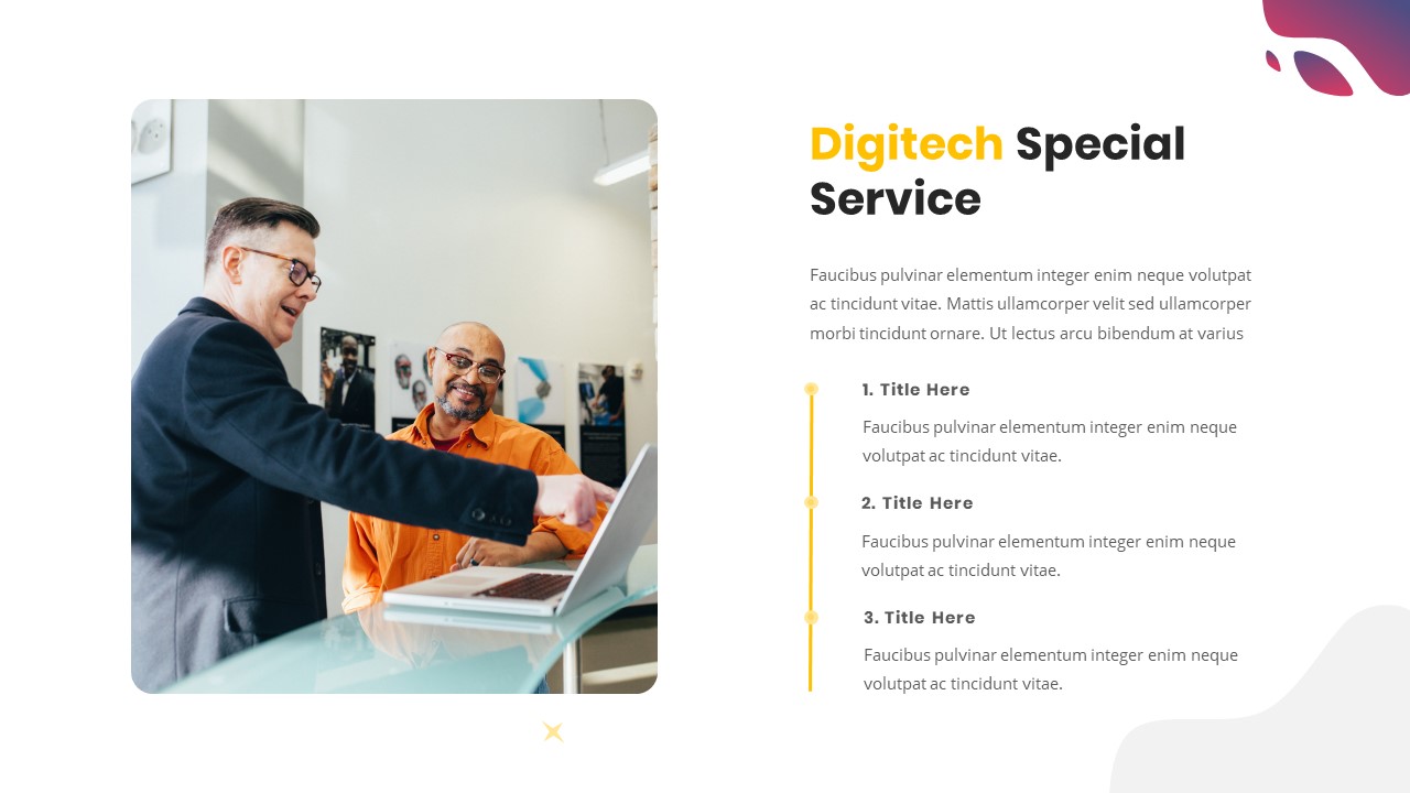 Digitech - Digital Business Google Slide Template, Presentation Templates