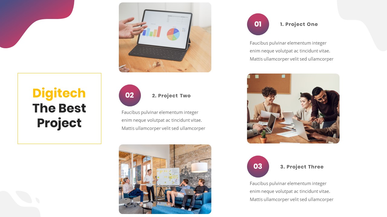 Digitech - Digital Business Google Slide Template, Presentation Templates