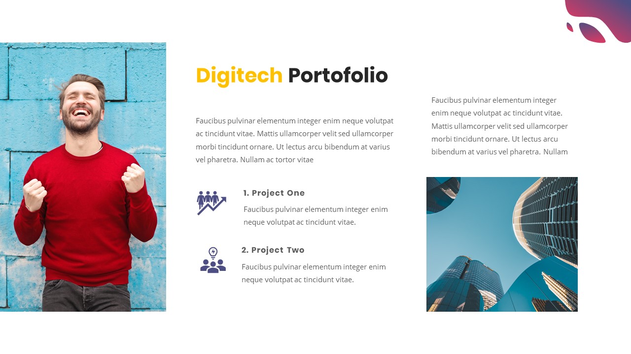 Digitech - Digital Business Google Slide Template, Presentation Templates
